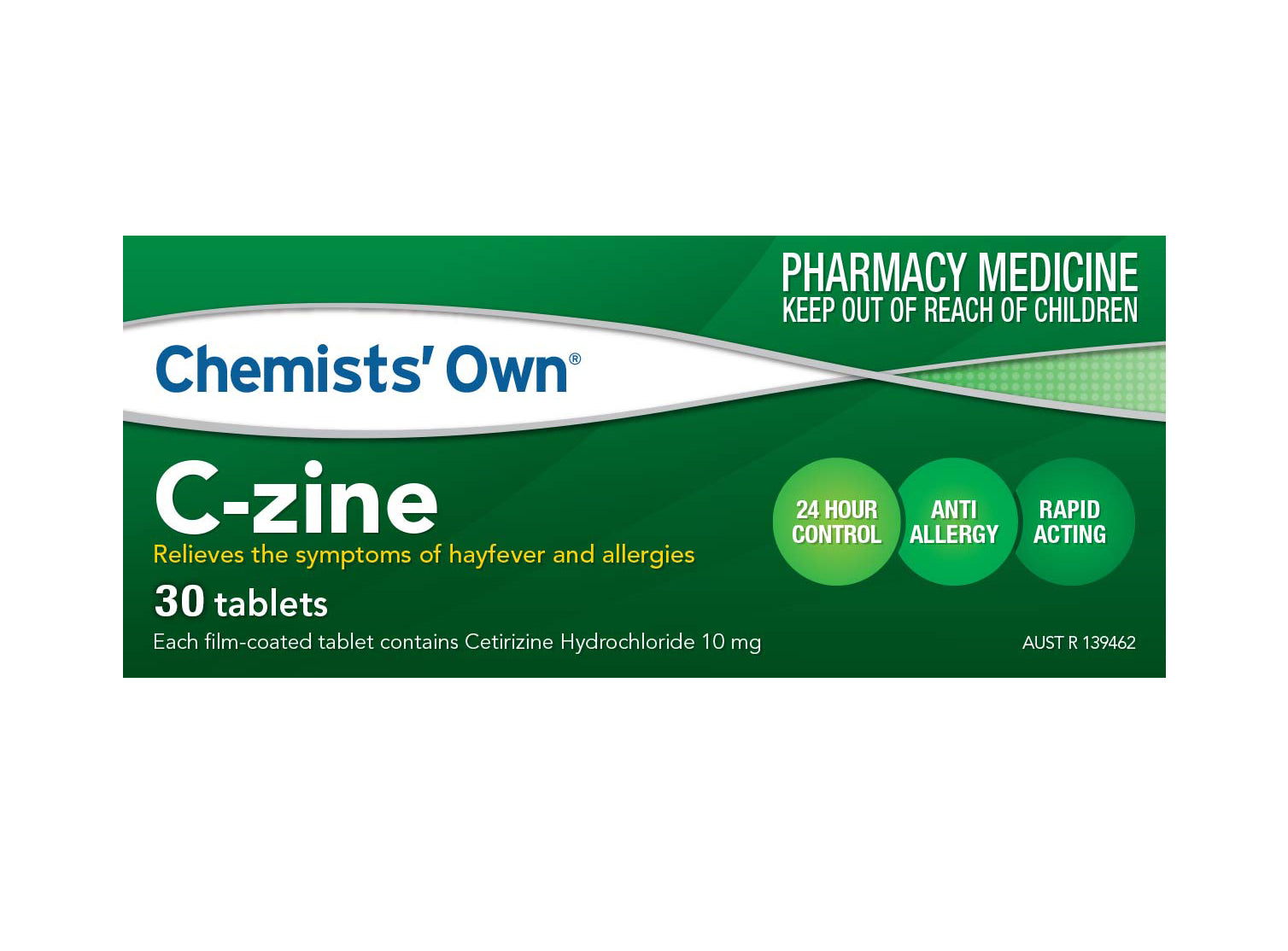 Chemists Own C-Zine 10mg 30 Tablets – Scown's Pharmacy