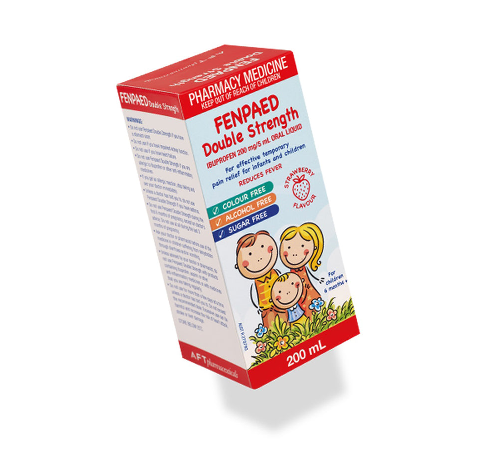 Fenpaed Double Strength Ibuprofen Liquid 200mL – Scown's Pharmacy