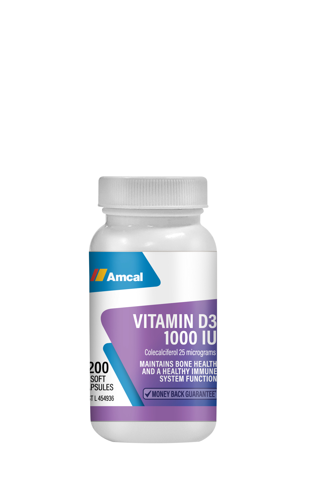 AMCAL VITAMIN D3 1000 IU 200 SOFT CAPSULES – Scown's Pharmacy