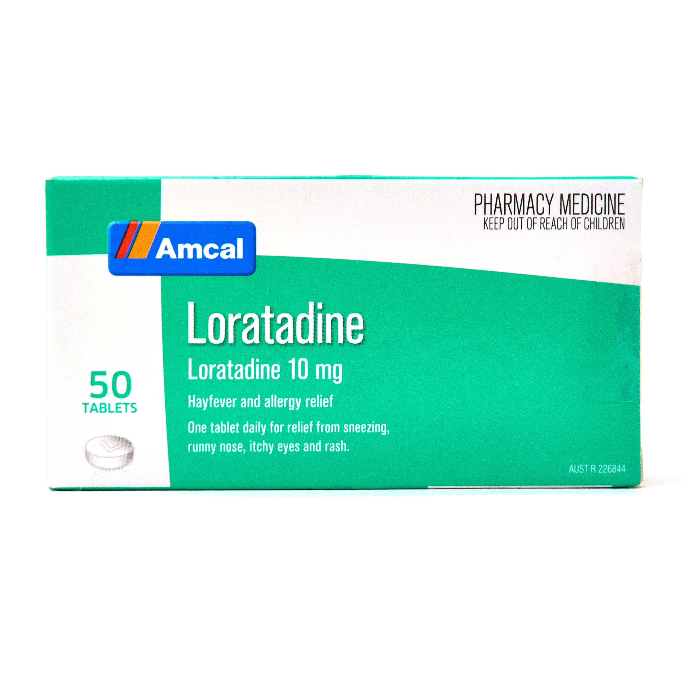 Amcal Loratadine 10mg Hay Fever and Allergy Relief 50 Tablets – Scown's ...