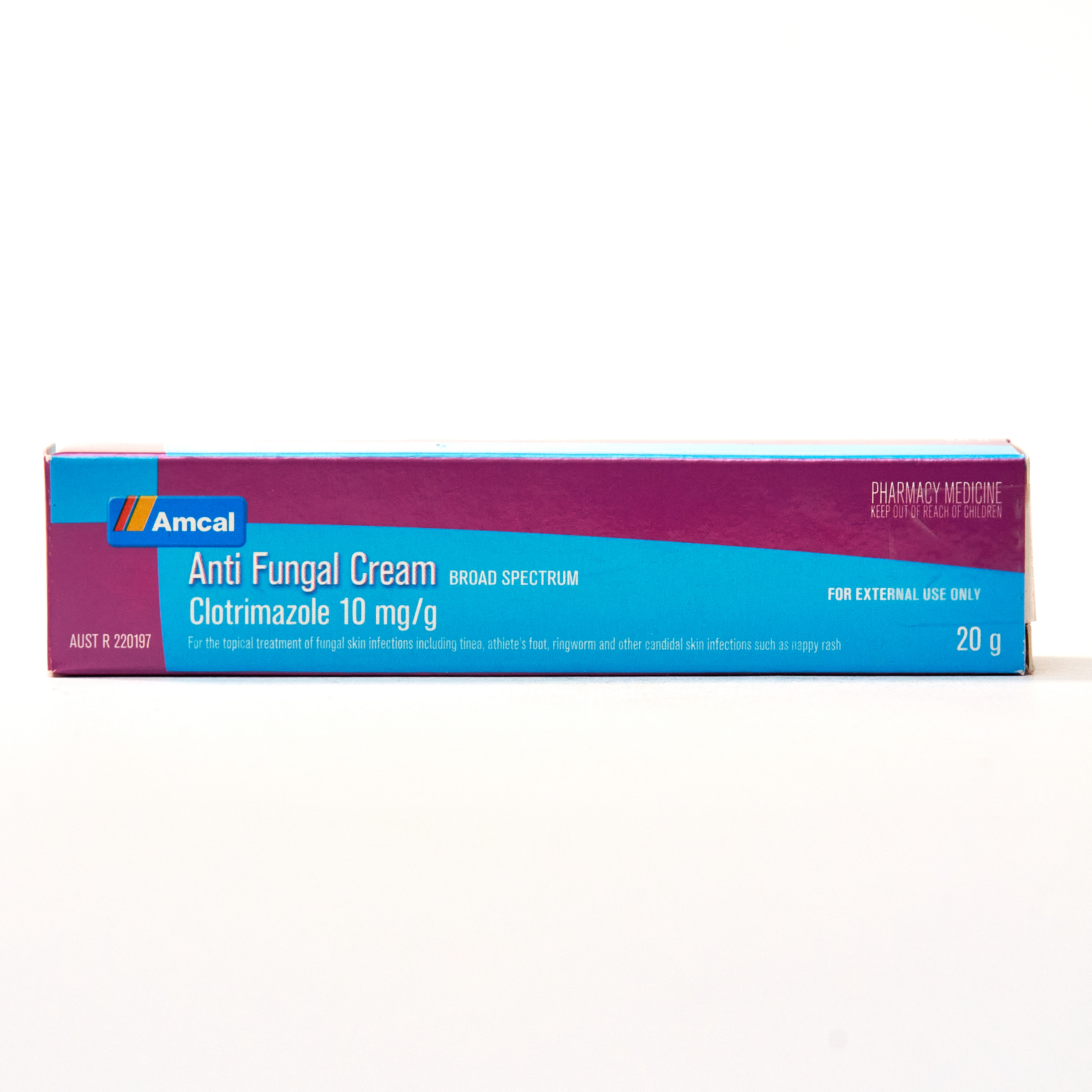 Amcal Anti Fungal Cream Broad Spectrum Treat Tinea Athlete's Foot 20g ...