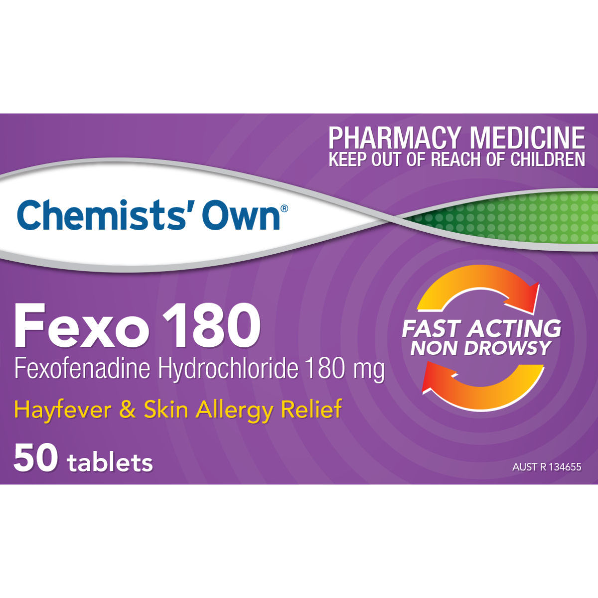 Chemists Own Fexo 180mg 50 Tablets – Scown's Pharmacy