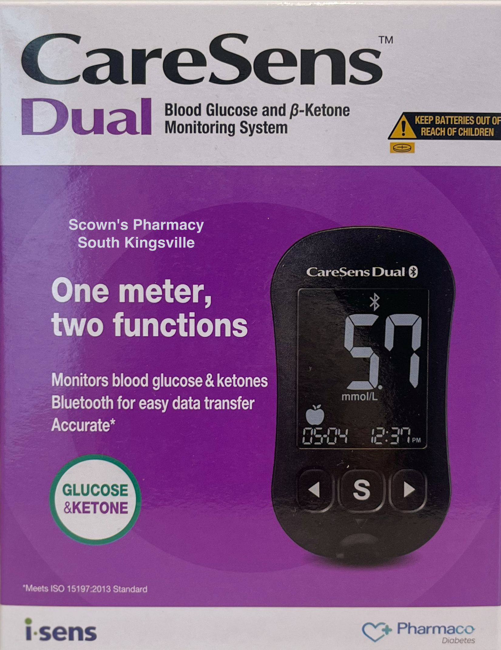 CareSens Dual Blood Glucose and ß-Ketone Monitoring System – Scown's ...