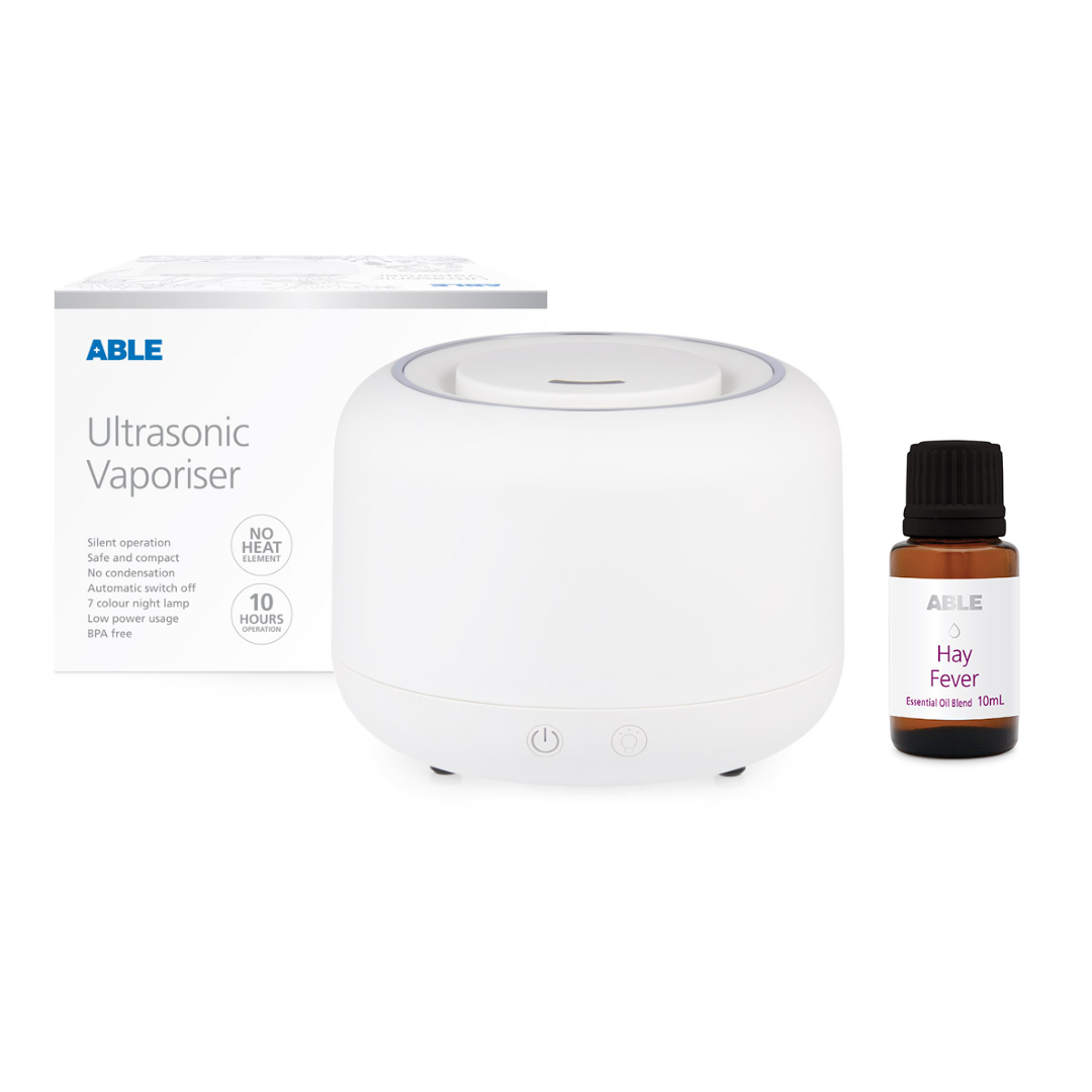 Able Asthma Ultrasonic Vaporizer + Able Oil Hay Fever Blend 10ml ...