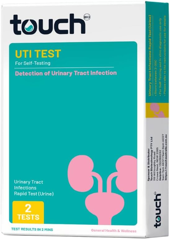 Touch Urinary Tract Infections UTI Rapid Test - 2 Tests – Scown's Pharmacy