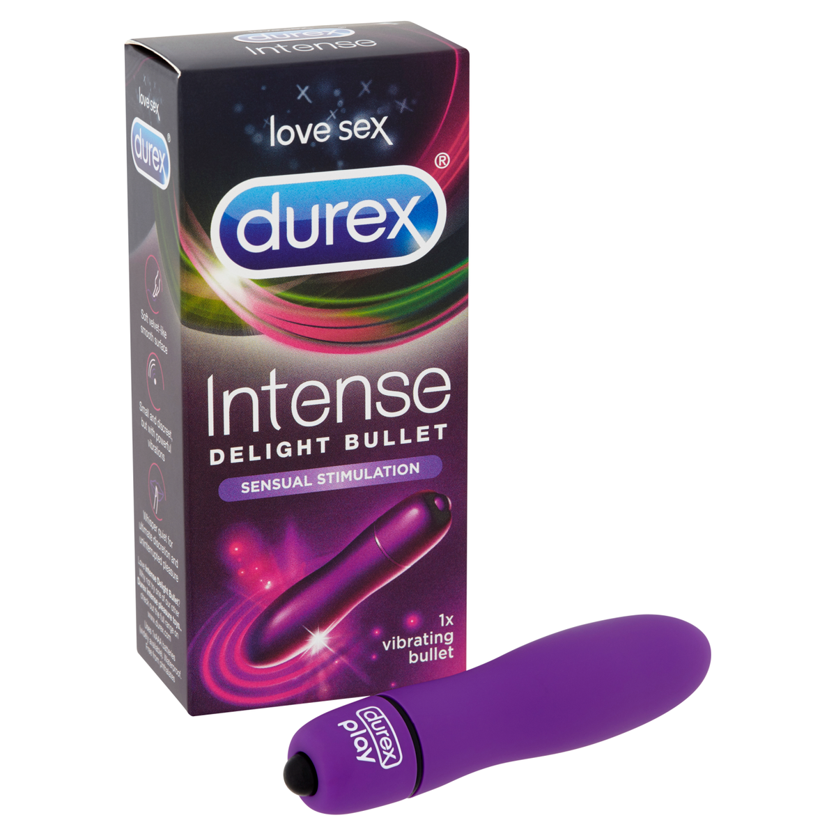 Durex Intense Delight Device Vibrator Bullet Sex Toy Stimulation incl ...