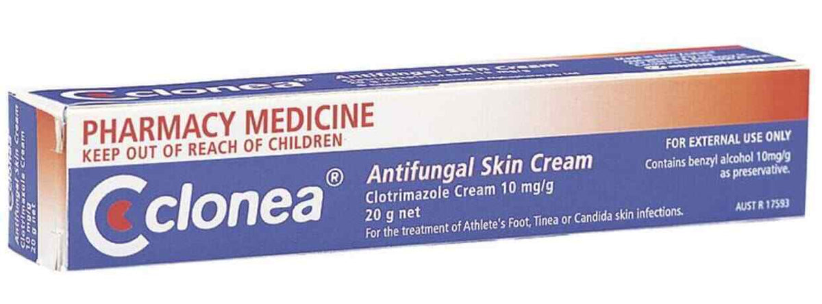 CLONEA ANTI FUNGAL Cream 50g CANESTEN Generic Tinea Candida Skin ...