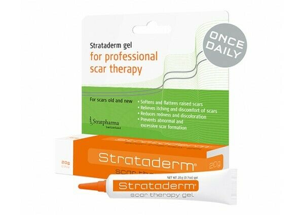 Strataderm Silicone Scar Therapy Gel 20g Soften & flatten Scars Reduce ...