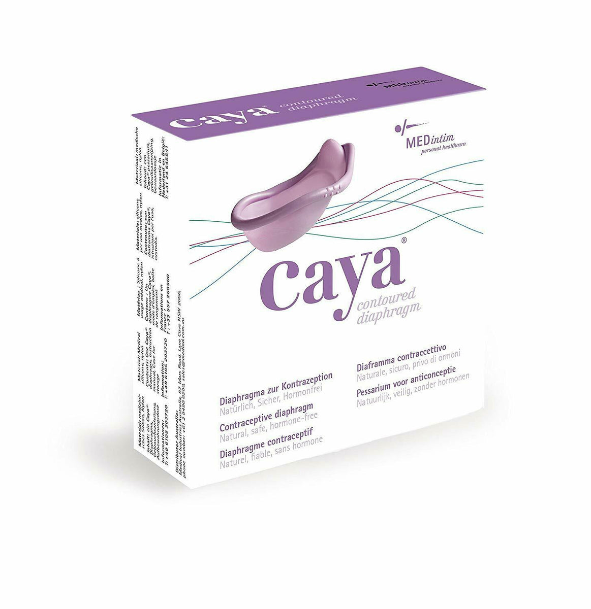 Caya Contoured Diaphragm - One Size Fits Most Contraceptive Hormone Fr ...