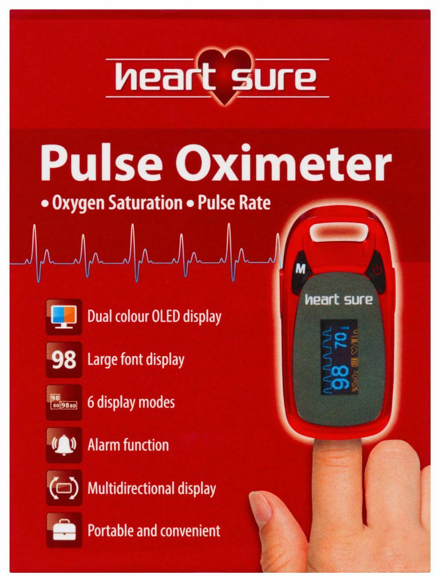 Heart Sure Oximeter A320 Measure Oxygen Saturation – Scown's Pharmacy