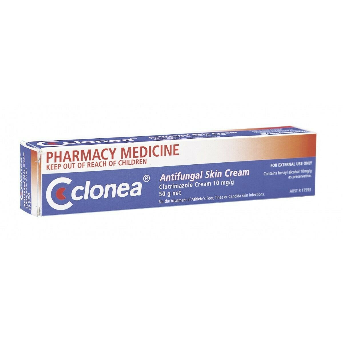 CLONEA ANTI FUNGAL Cream 50g CANESTEN Generic Tinea Candida Skin ...