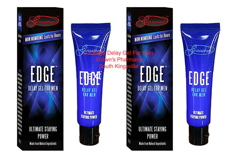 2 x Edge Delay Gel 7mL For Men Helps Prevent Premature Ejaculation ...