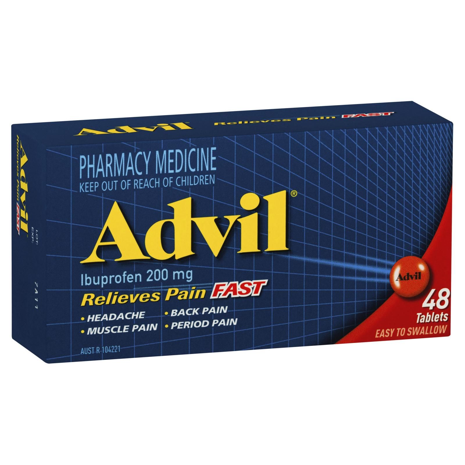 Advil 48 Tablets - Effective Pain Relief – Scown's Pharmacy