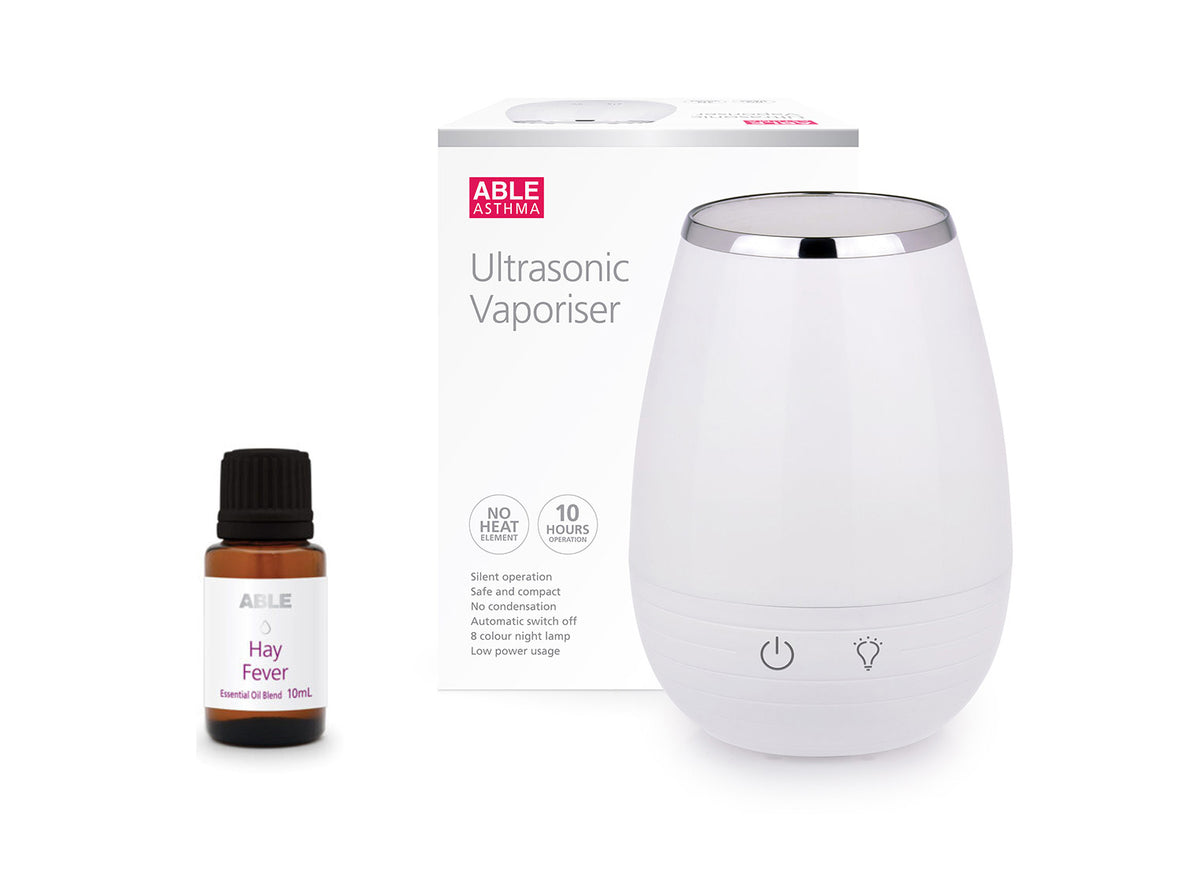 Able Asthma Ultrasonic Vaporizer + Able Oil Hay Fever Blend 10ml ...