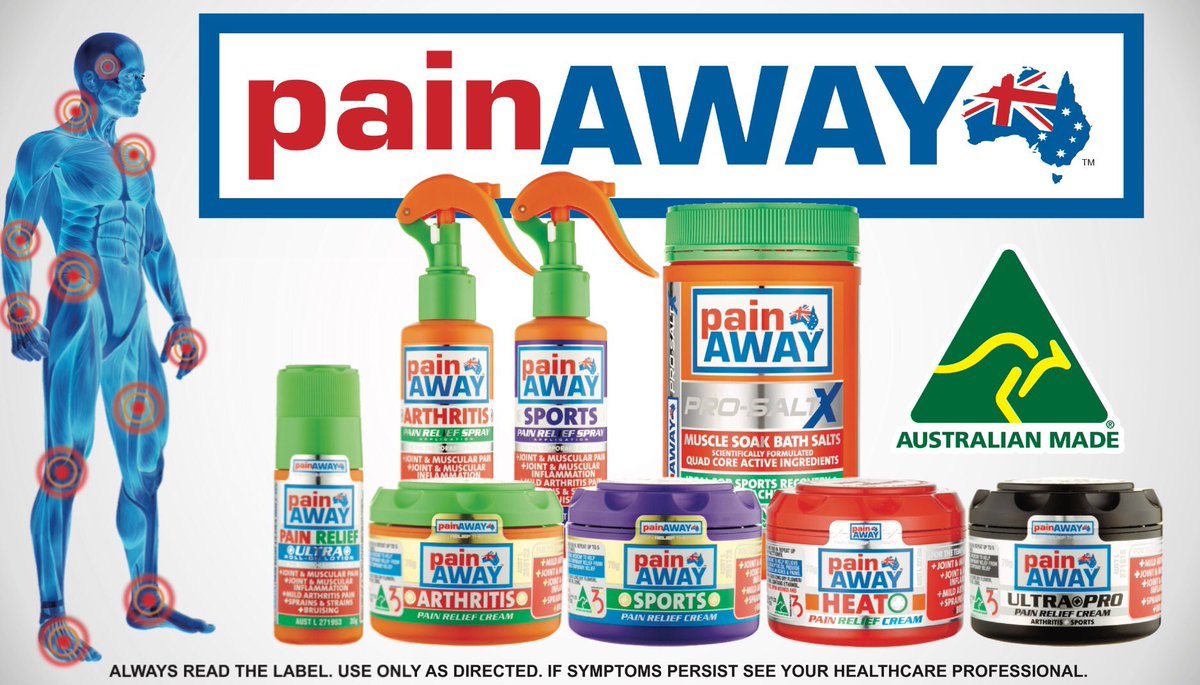 Pain Away Sports Joint & Muscle Pain Relief Cream 70g – Scown's Pharmacy