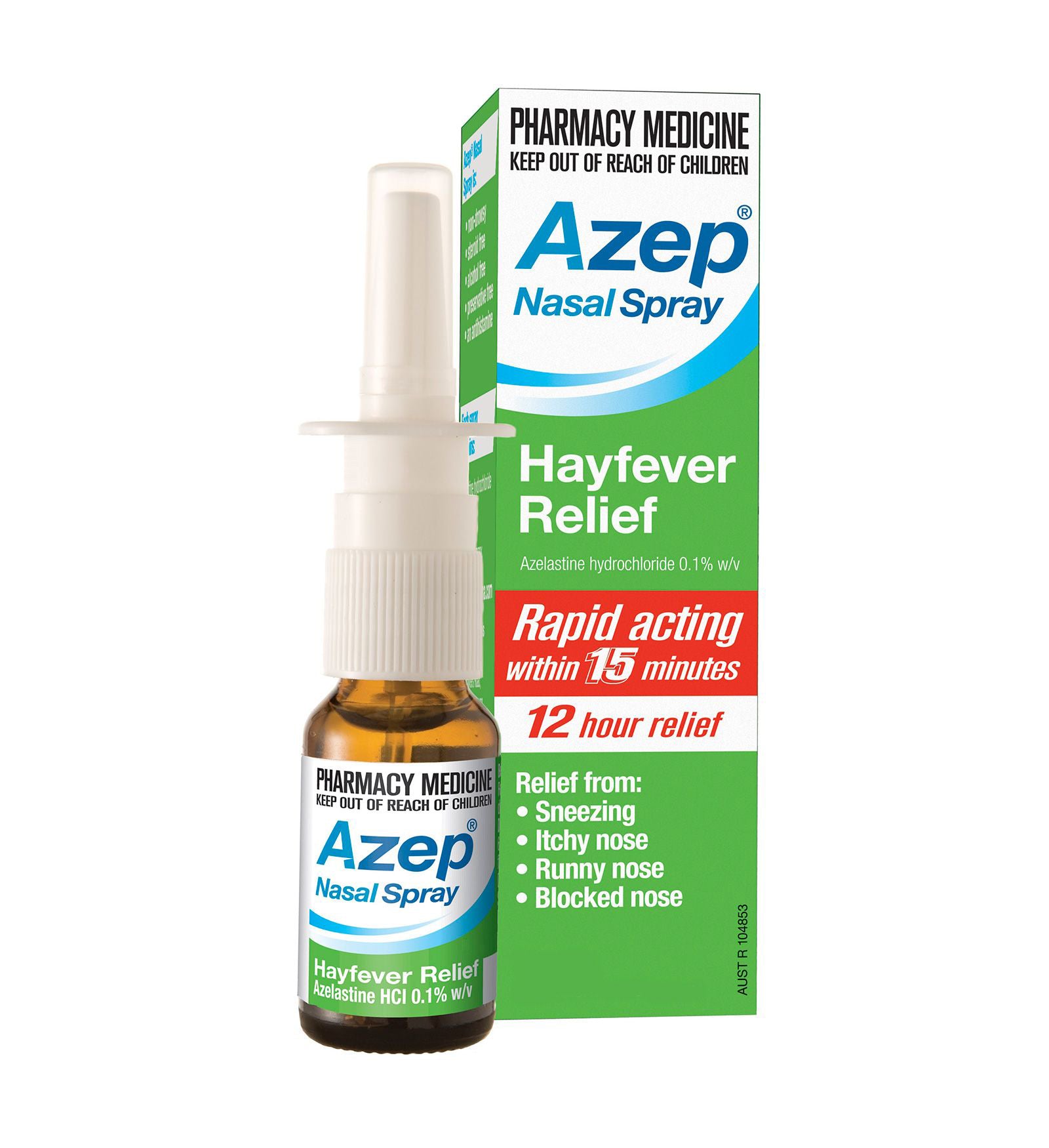 Azep Hayfever Relief Nasal Spray 20ml - EXPIRY 10/2025 – Scown's Pharmacy