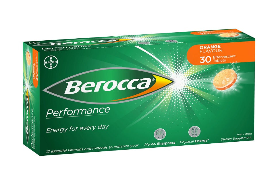 Berocca Performance Orange Effervescent 30 Tablets – Scown's Pharmacy