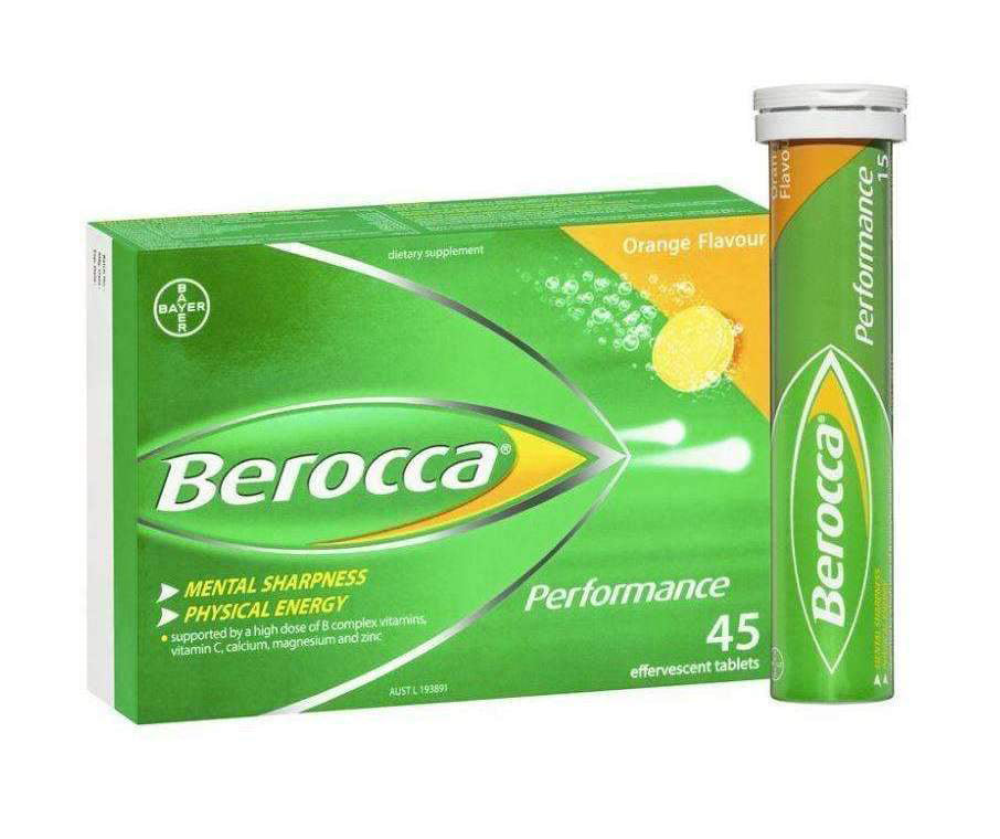 Berocca Performance Orange Effervescent 45 Tablets – Scown's Pharmacy
