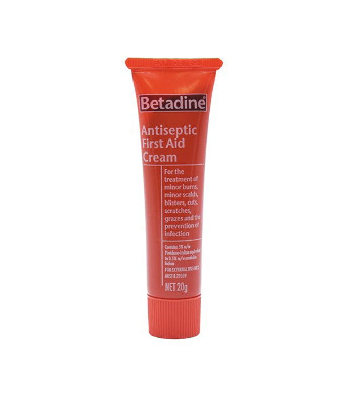 Betadine Antiseptic First Aid Cream 20g – Scown's Pharmacy