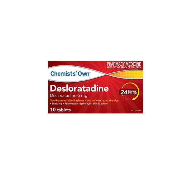 Chemists Own Desloratadine 5mg 10 Tablets – Scown's Pharmacy
