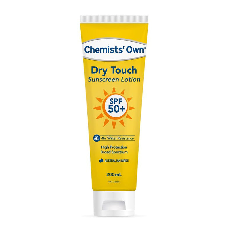 Chemists Own Dry Touch Sunscreen SPF 50+ 200mL – Scown's Pharmacy