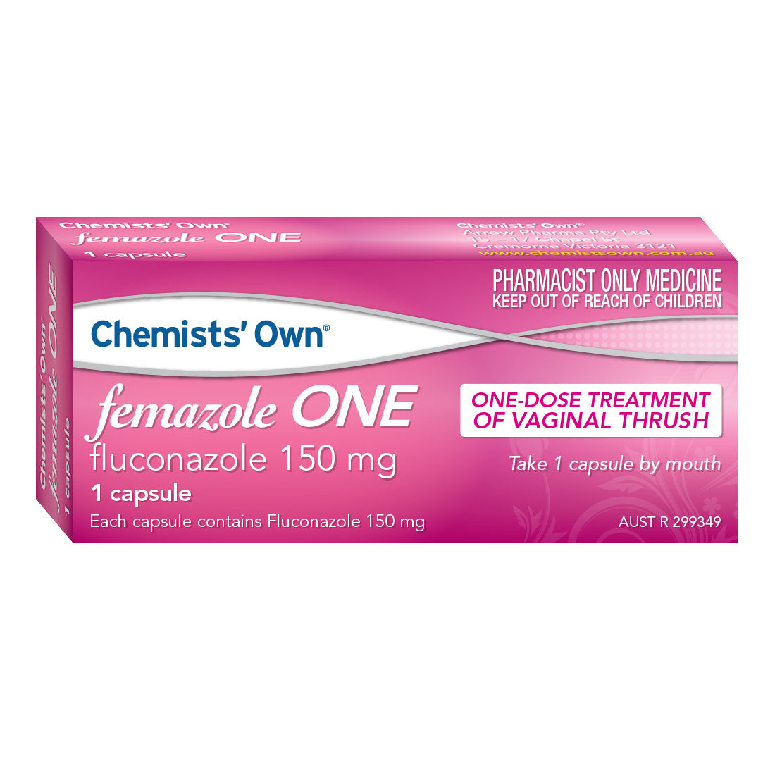 Chemists Own Femazole 150mg 1 Capsule – Scown's Pharmacy