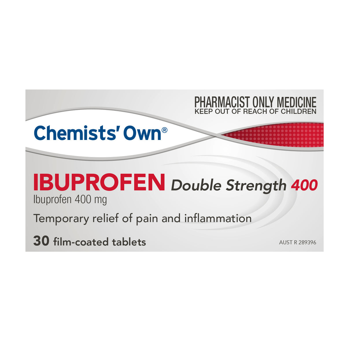 Chemists Own Ibuprofen Double Strength 400mg 30 Tablets – Scown's Pharmacy
