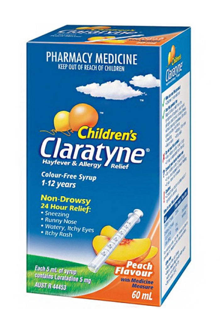 Claratyne Children's Peach Flavoured Syrup 60ml – Scown's Pharmacy