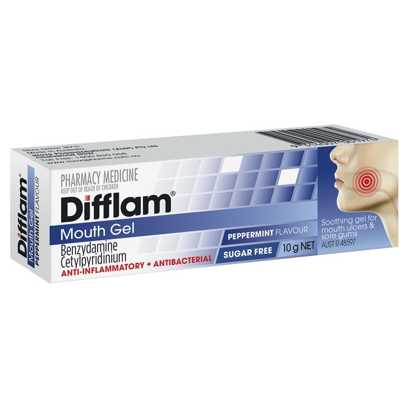 Difflam Anti-Inflammatory Mouth Gel 10g – Scown's Pharmacy