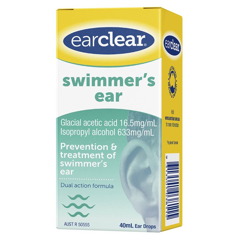 EarClear Swimmers Ear 40mL – Scown's Pharmacy