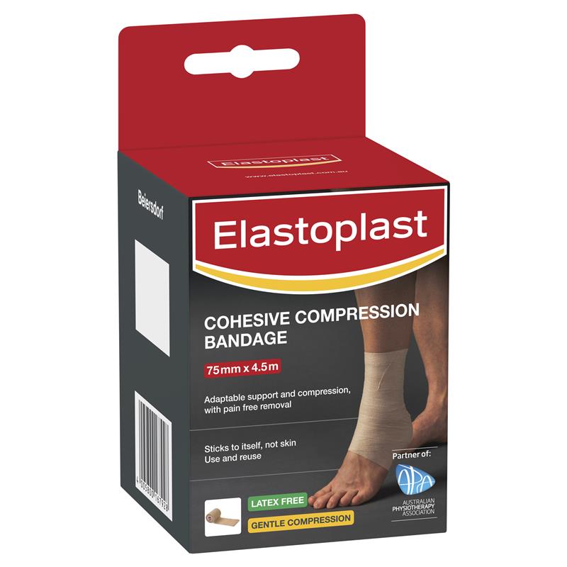Elastoplast Cohesive Compression Bandage 75mm x 4.5m – Scown's Pharmacy