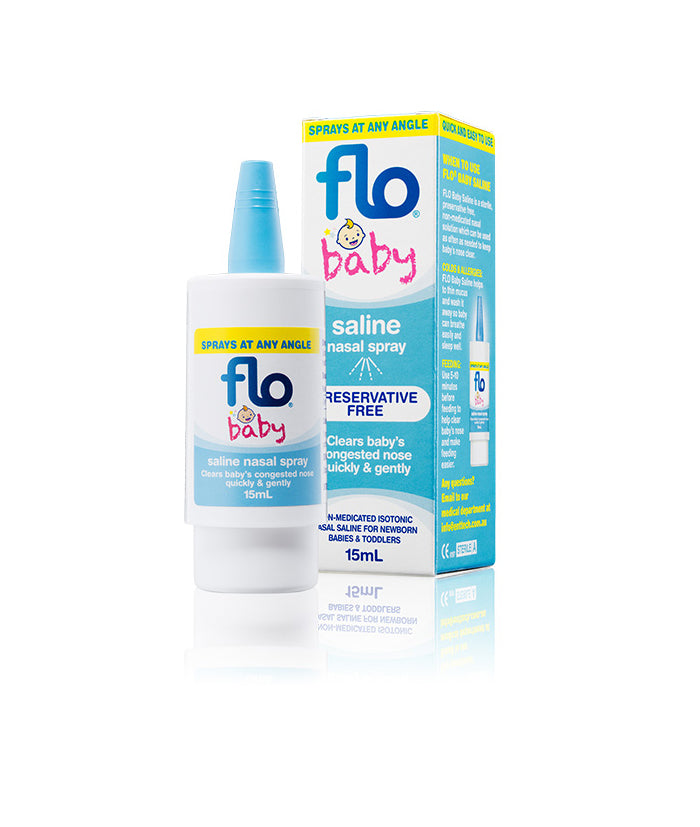 Flo Baby Saline Plus Nasal Spray 15ml – Scown's Pharmacy