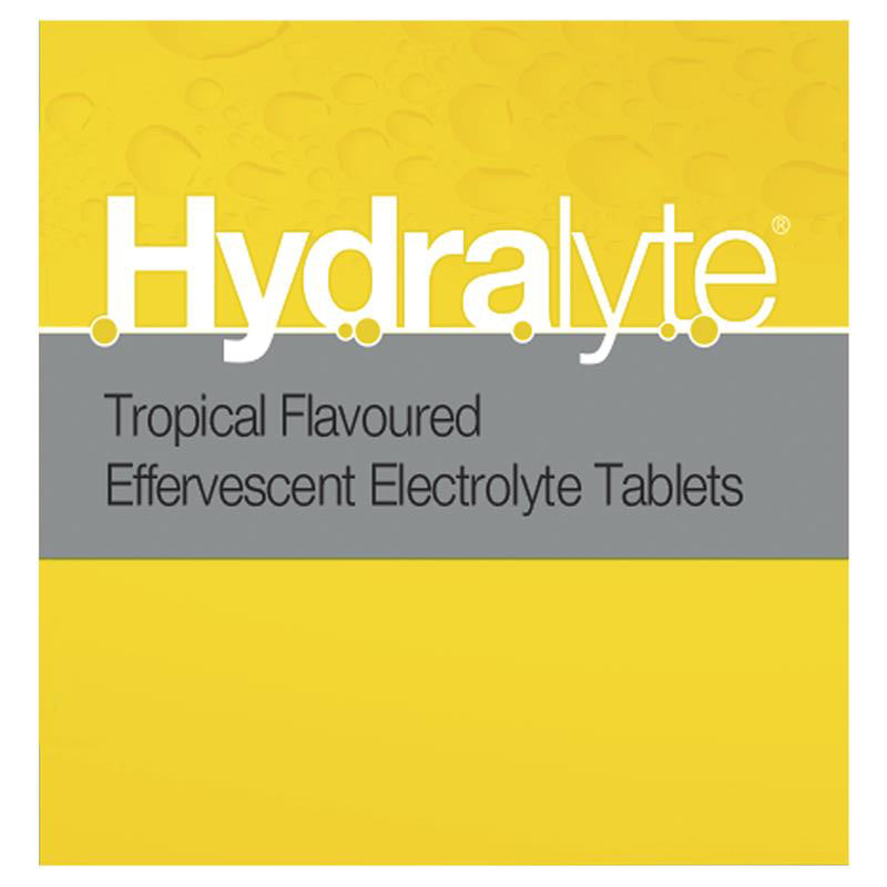 Hydralyte Electrolyte Effervescent Tropical 20 Tablets – Scown's Pharmacy