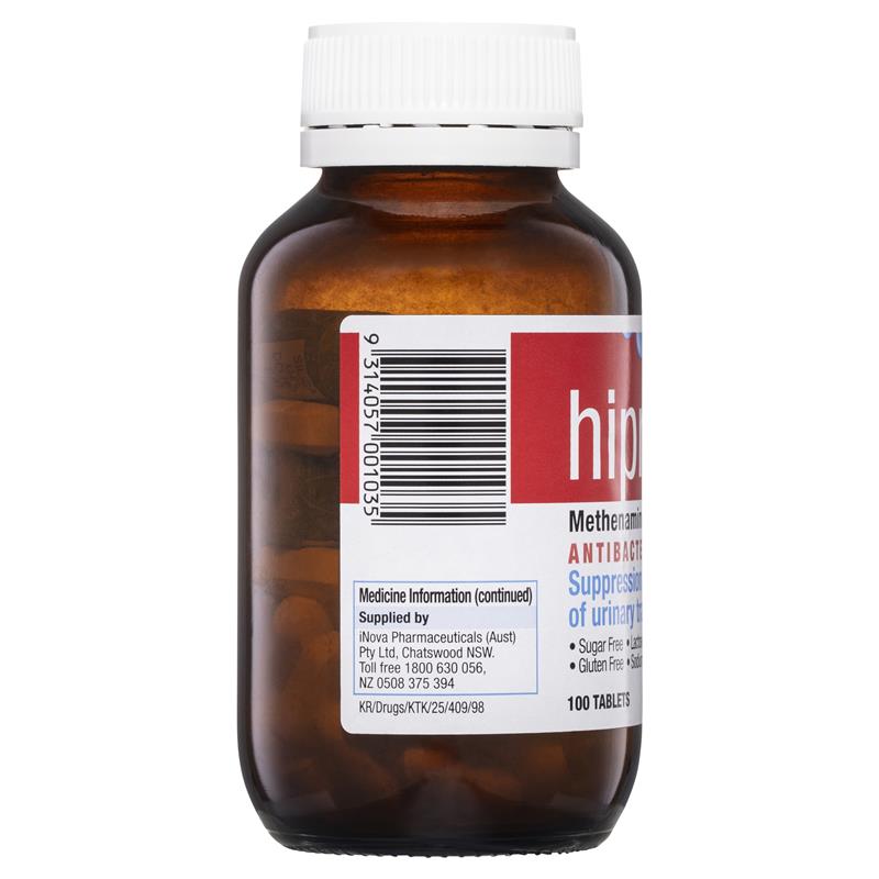 Hiprex Urinary Tract Antibacterial 1g 100 Tablets – Scown's Pharmacy