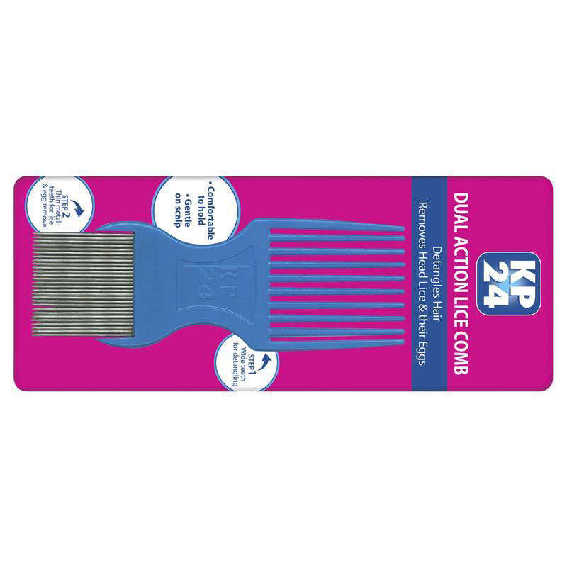 KP24 Dual Action Long Tooth Head Lice Comb – Scown's Pharmacy