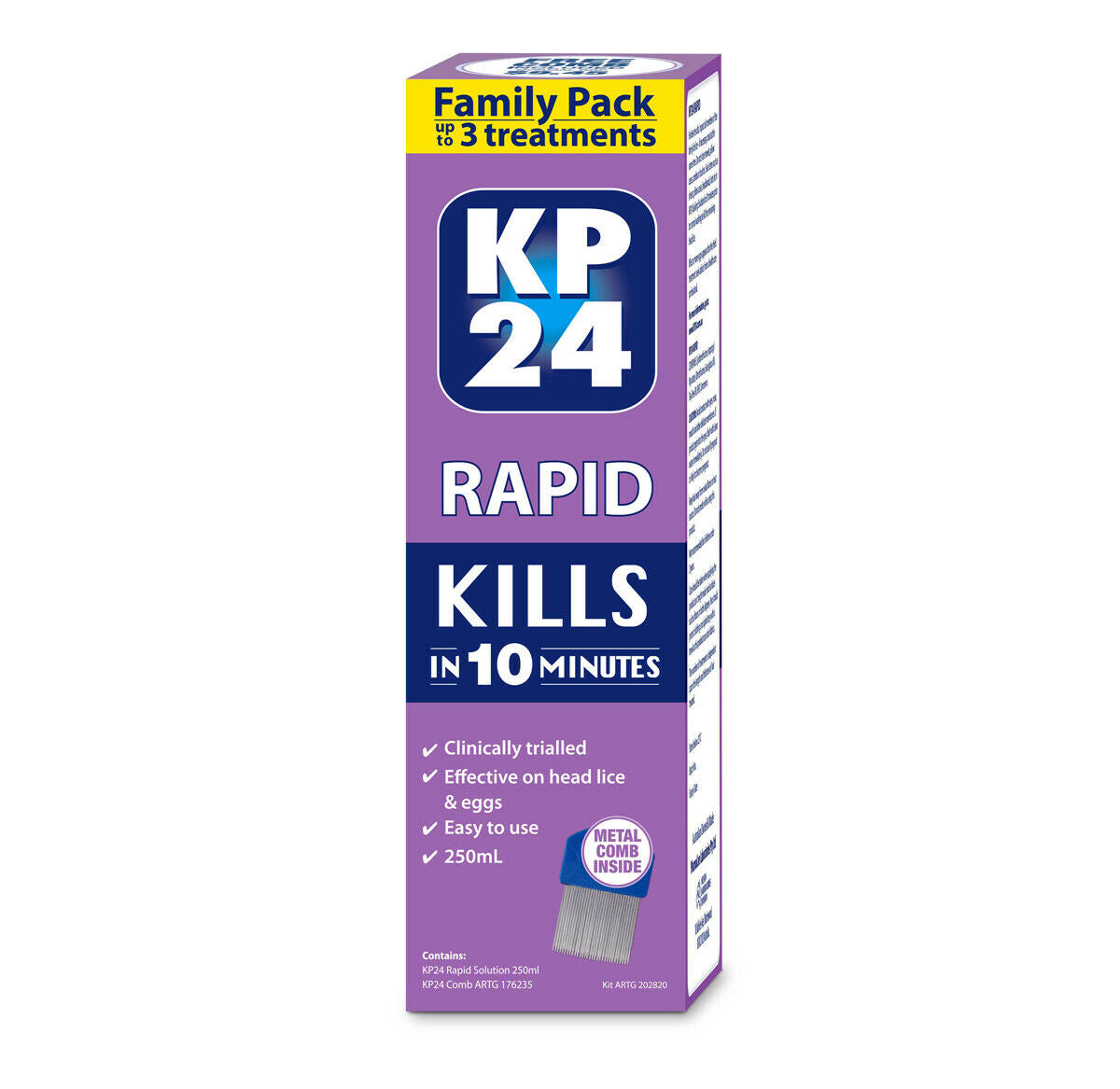 KP24 Rapid Family Pack 250ml – Scown's Pharmacy