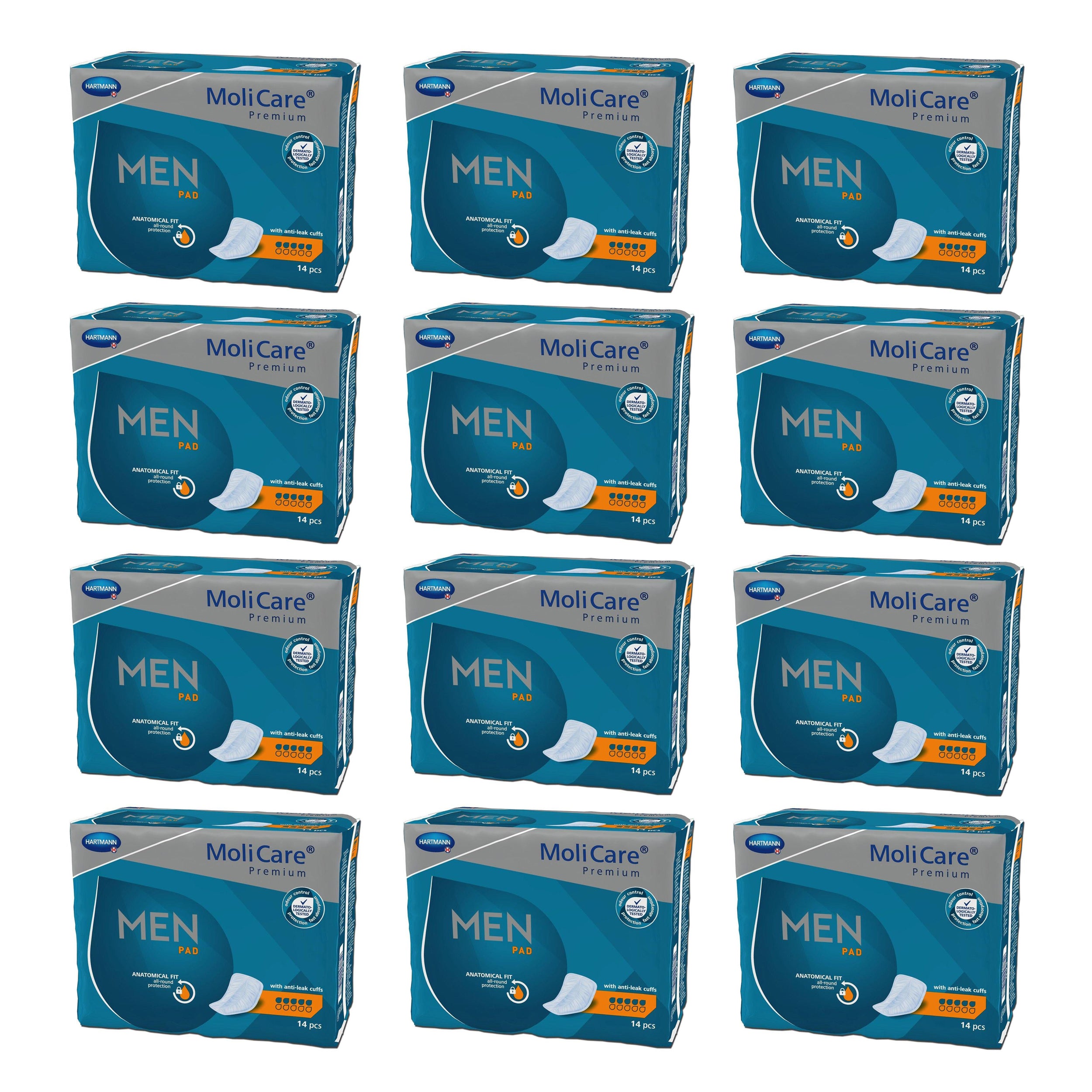 Molicare Premium Men Pad 5 Drops 14 Pads x 12 Packs – Scown's Pharmacy