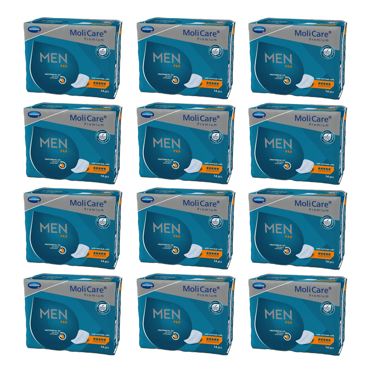 Molicare Premium Men Pad 5 Drops 14 Pads x 12 Packs – Scown's Pharmacy