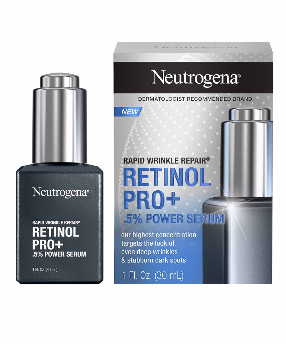 Neutrogena Rapid Wrinkle Repair Retinol Pro+ .5% Power Serum 30mL ...