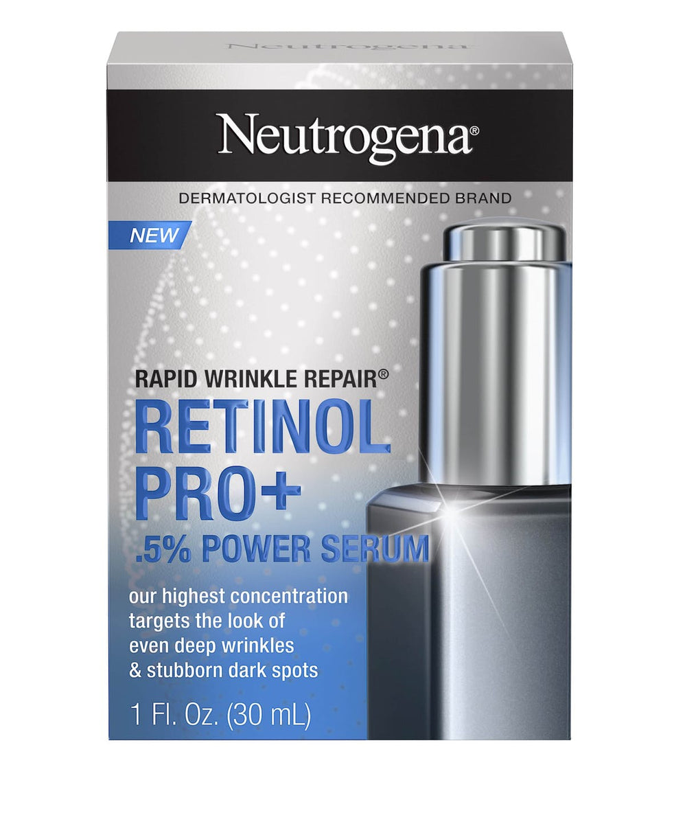 Neutrogena Rapid Wrinkle Repair Retinol Pro+ .5% Power Serum 30mL ...