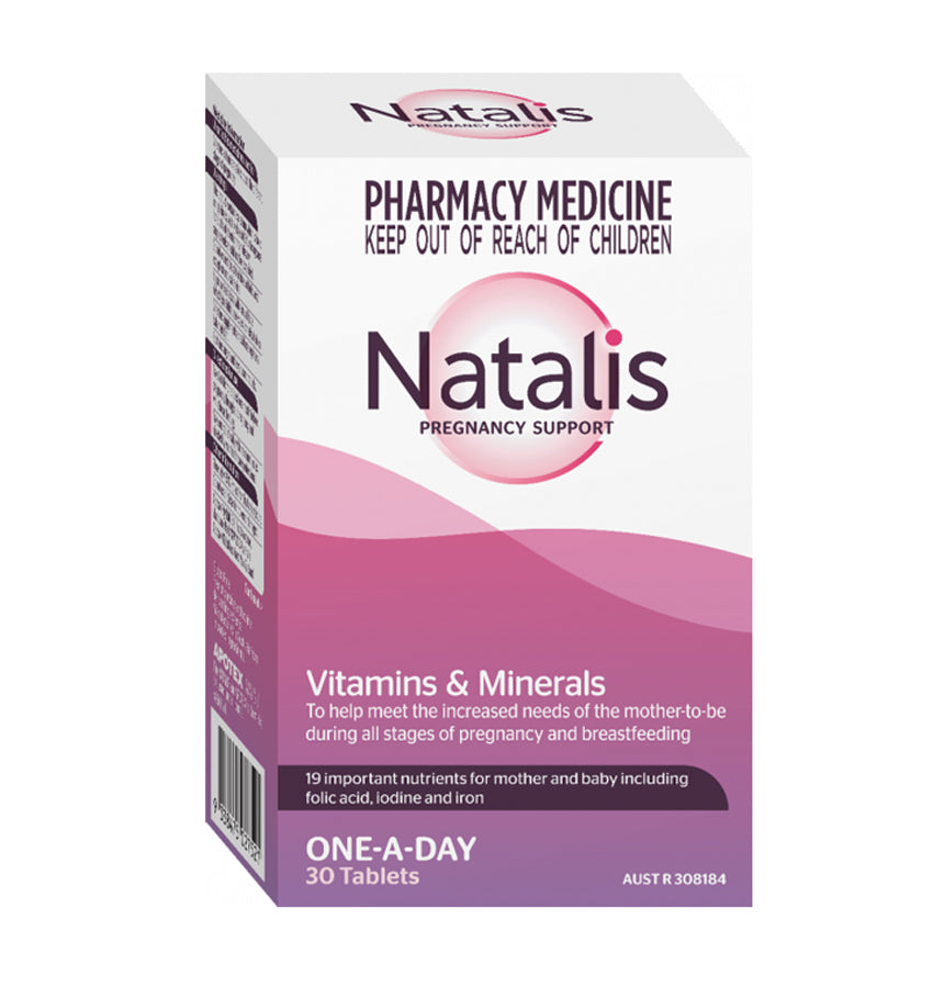 Natalis Pregnancy Support Multivitamin 30 Tablets – Scown's Pharmacy