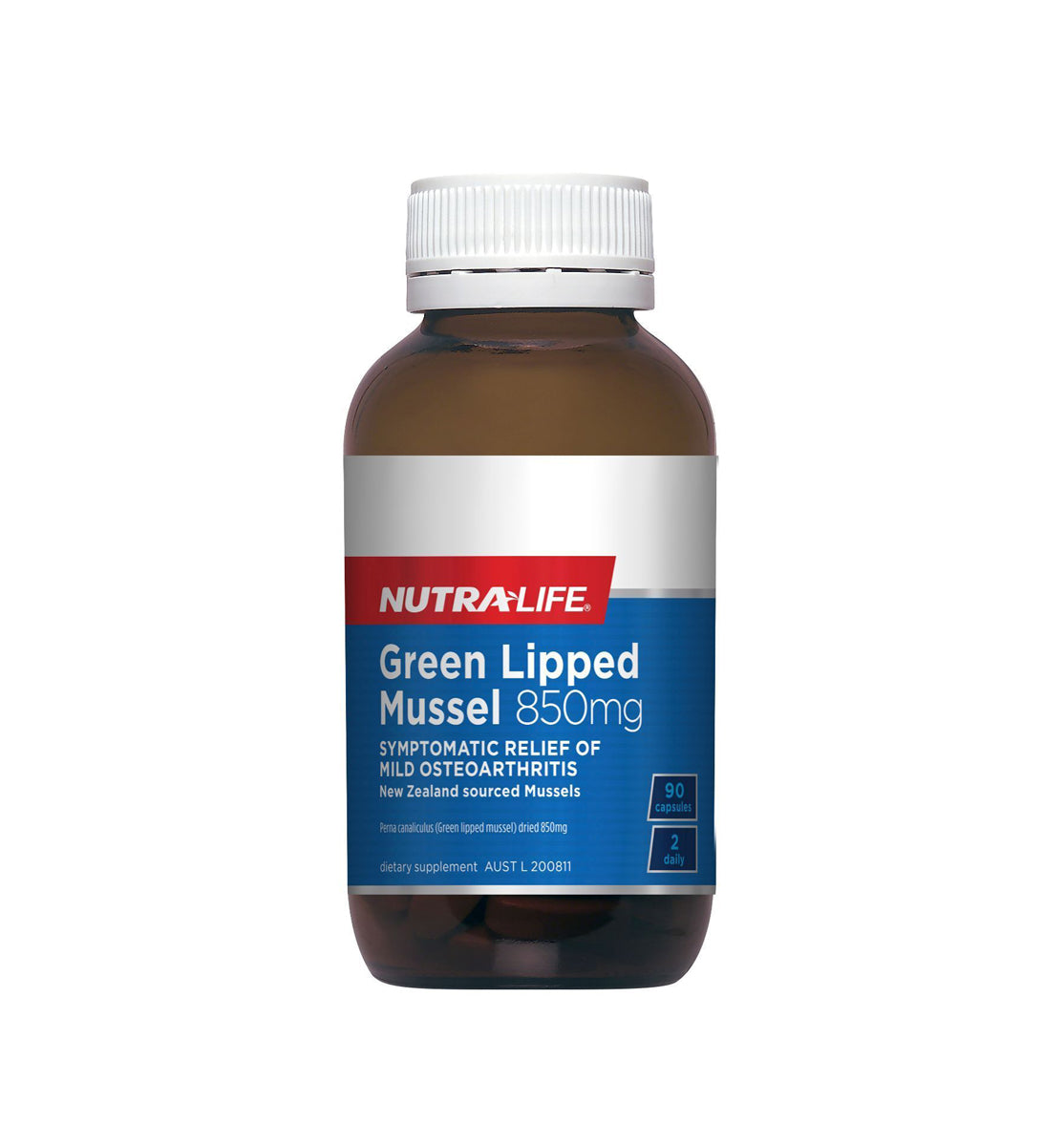 Nutra-Life Green Lipped Mussel 850mg+ 90 Capsules – Scown's Pharmacy