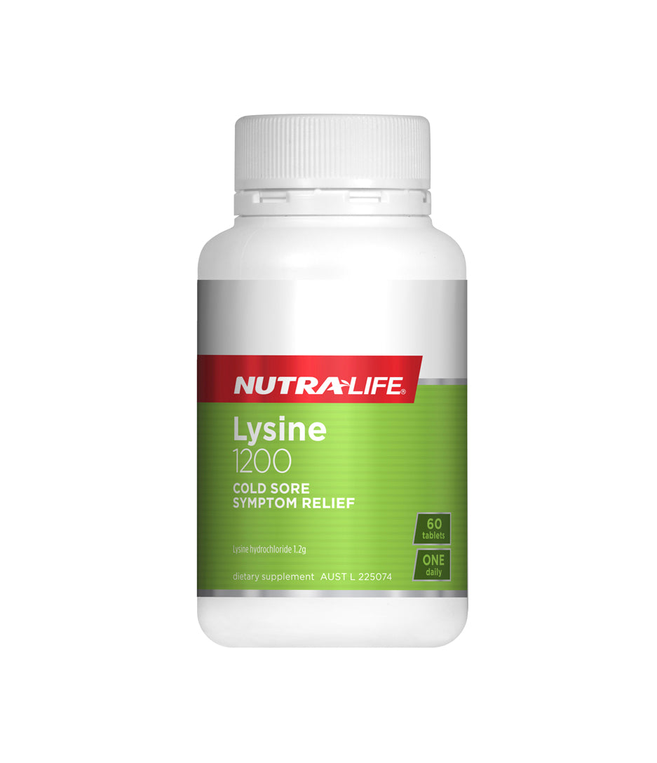 Nutra-Life Lysine 1200 60 Tablets – Scown's Pharmacy