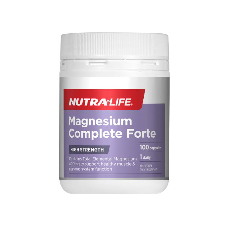 Nutra-Life Magnesium Complete Forte 100 Capsules – Scown's Pharmacy