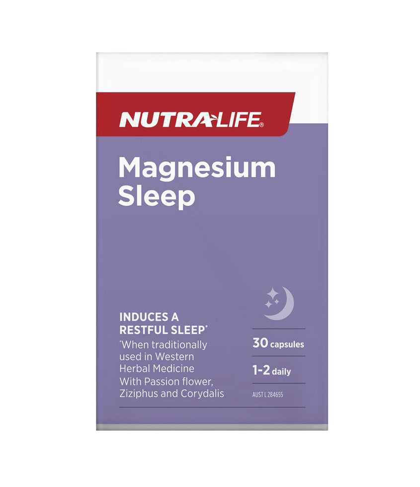 Nutra-Life Magnesium Sleep 30 Capsules – Scown's Pharmacy