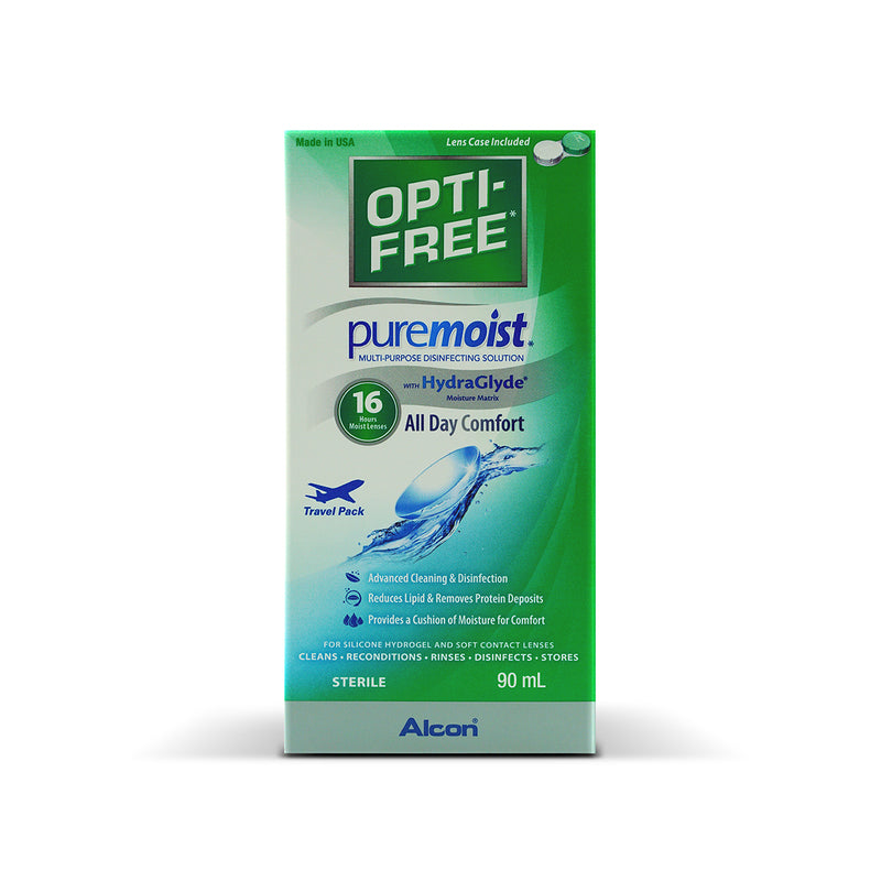 Opti-Free PureMoist Contact Lens Solution 90ml – Scown's Pharmacy