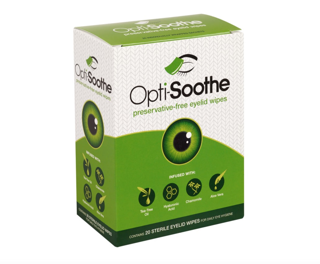 Opti-Soothe® Preservative-free Eyelid Wipes – Scown's Pharmacy