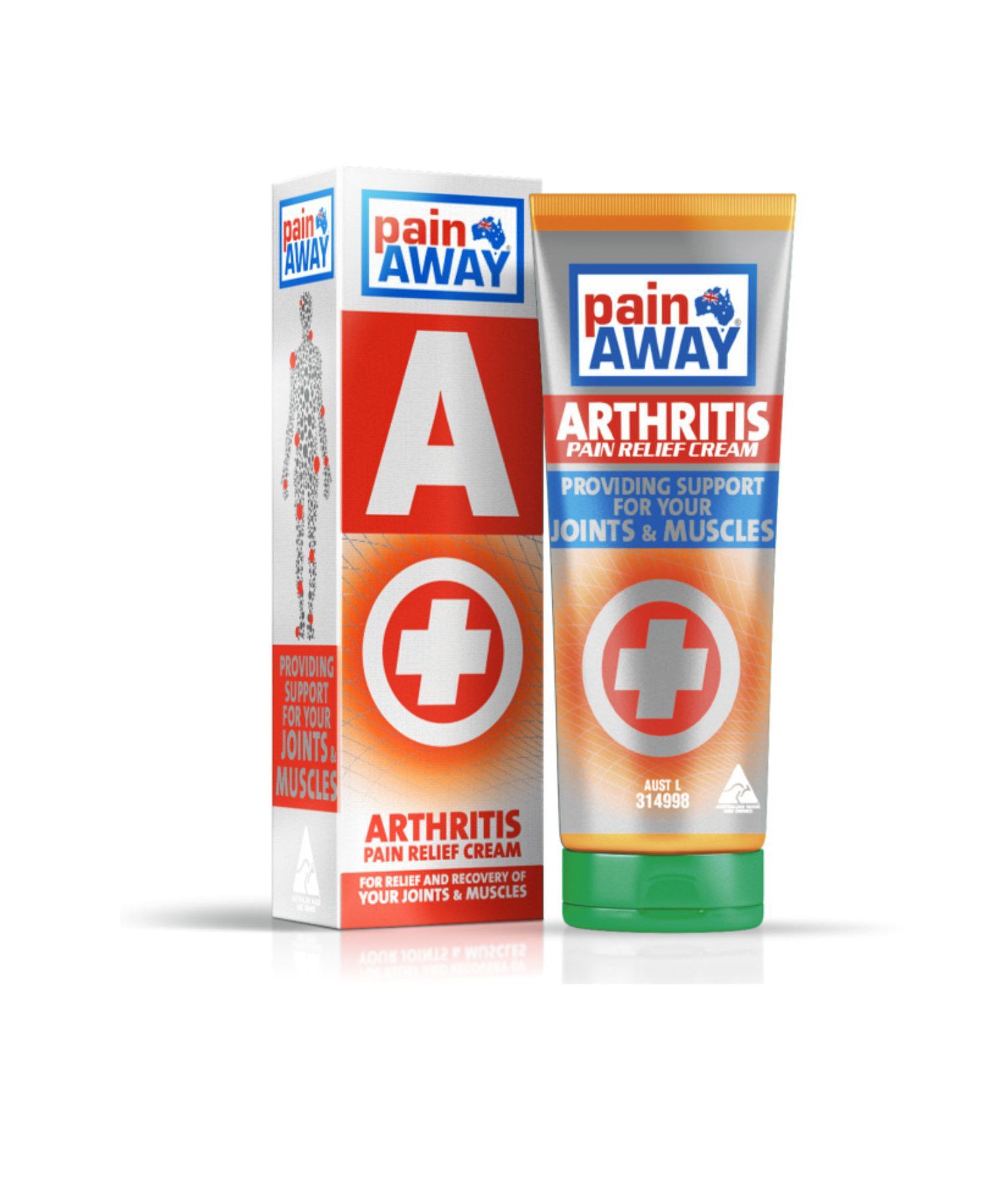 Pain Away Arthritis Pain Relief Cream Tube 125g – Scown's Pharmacy