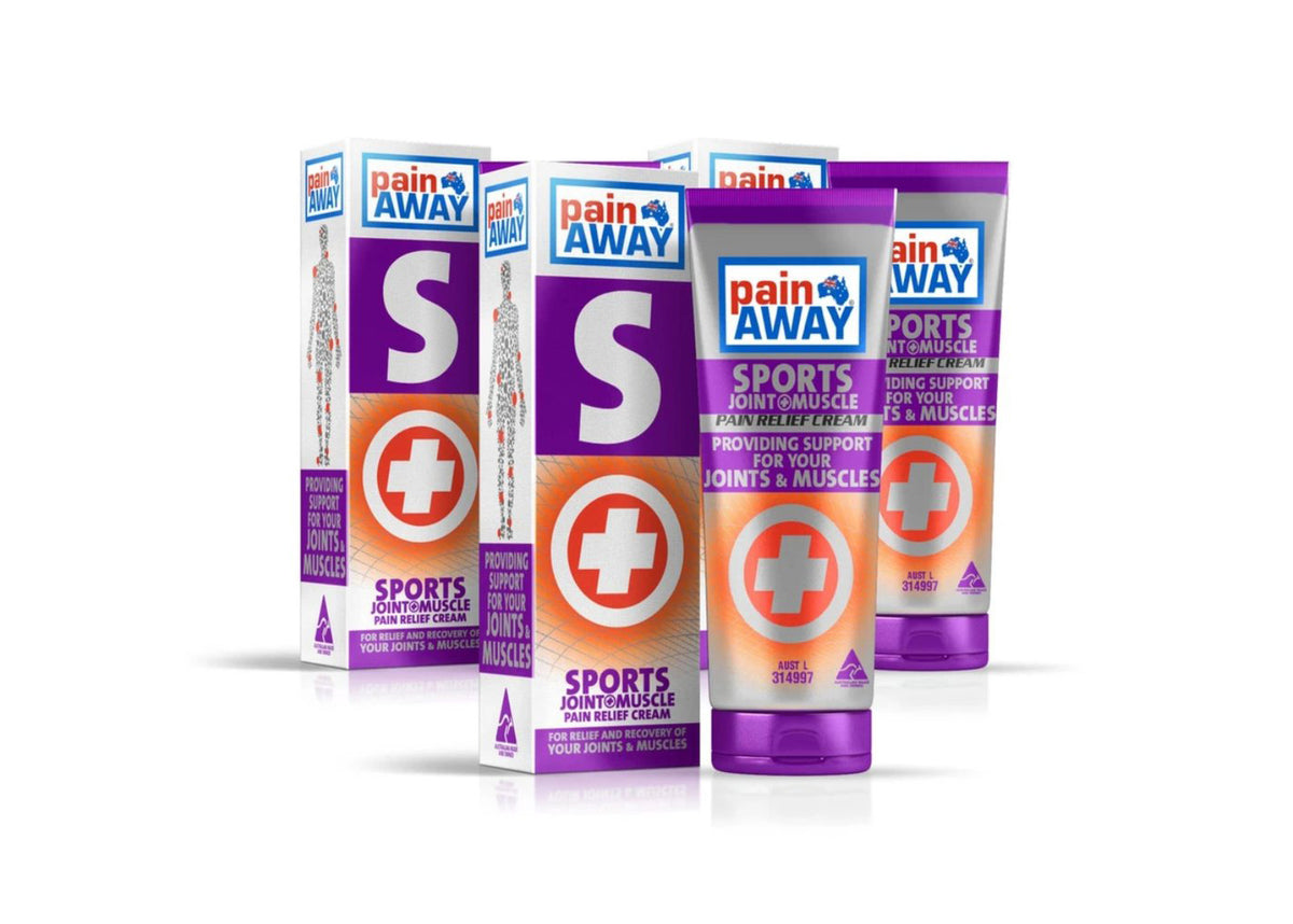 Pain Away Sports Joint & Muscle Pain Relief Cream Tube 125g – Scown's ...