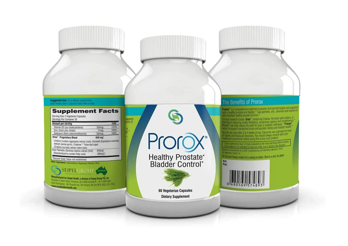 Prorox Prostate Strength & Bladder Control 60 Capsules – Scown's Pharmacy
